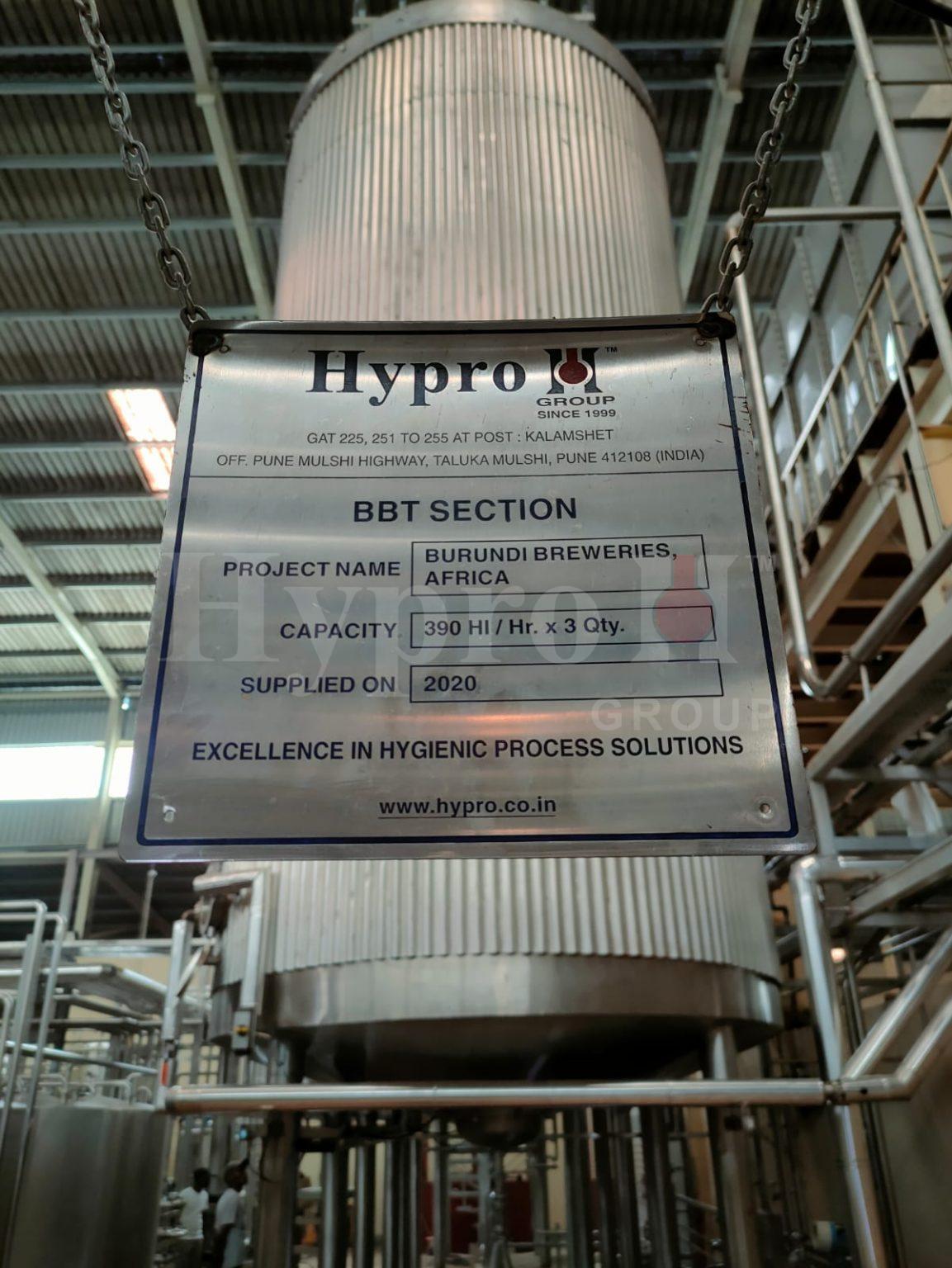 Bright Beer Tanks - Hypro